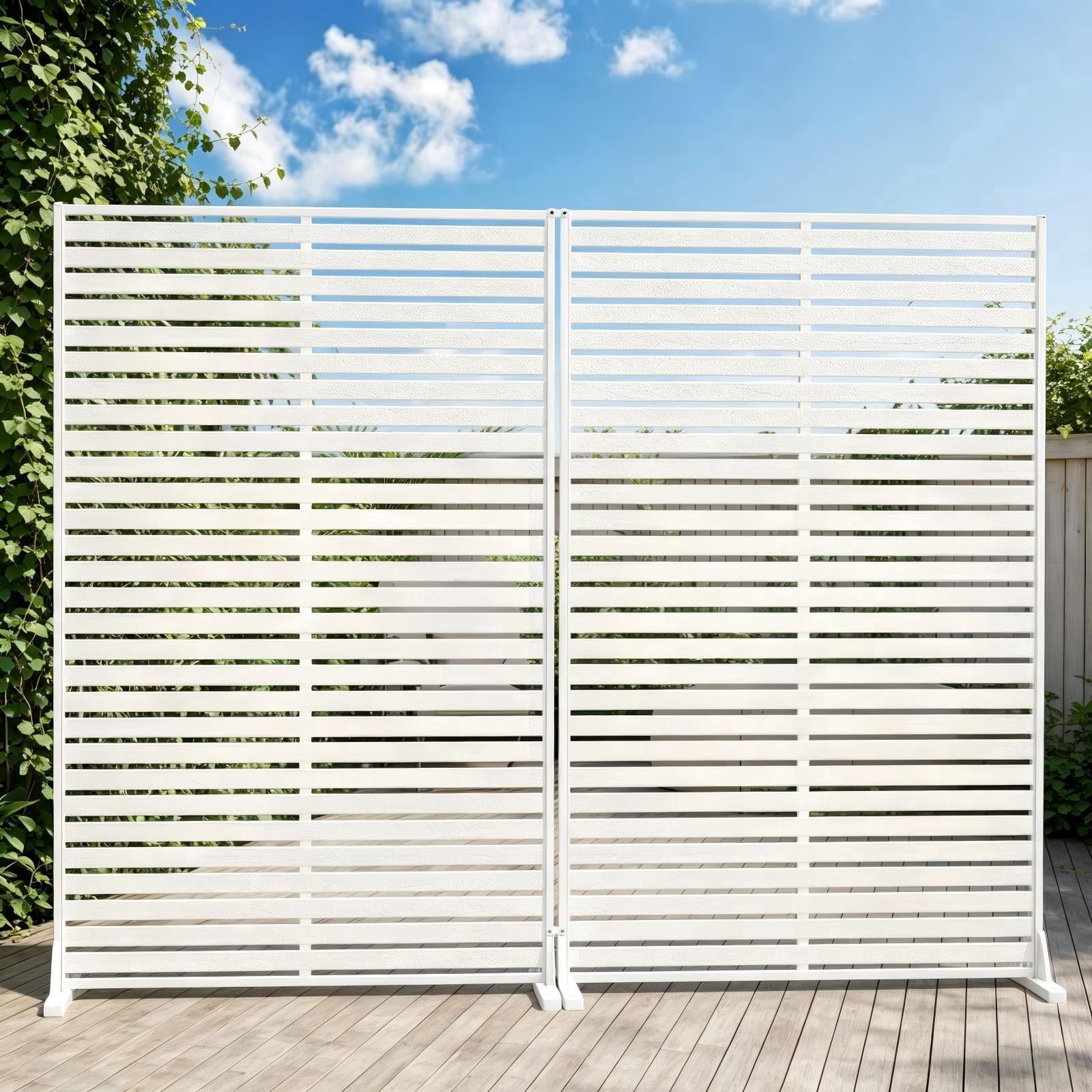 Chiccushion Outdoor 2 Piece Set of 72H x 47W Privacy Screens ...
