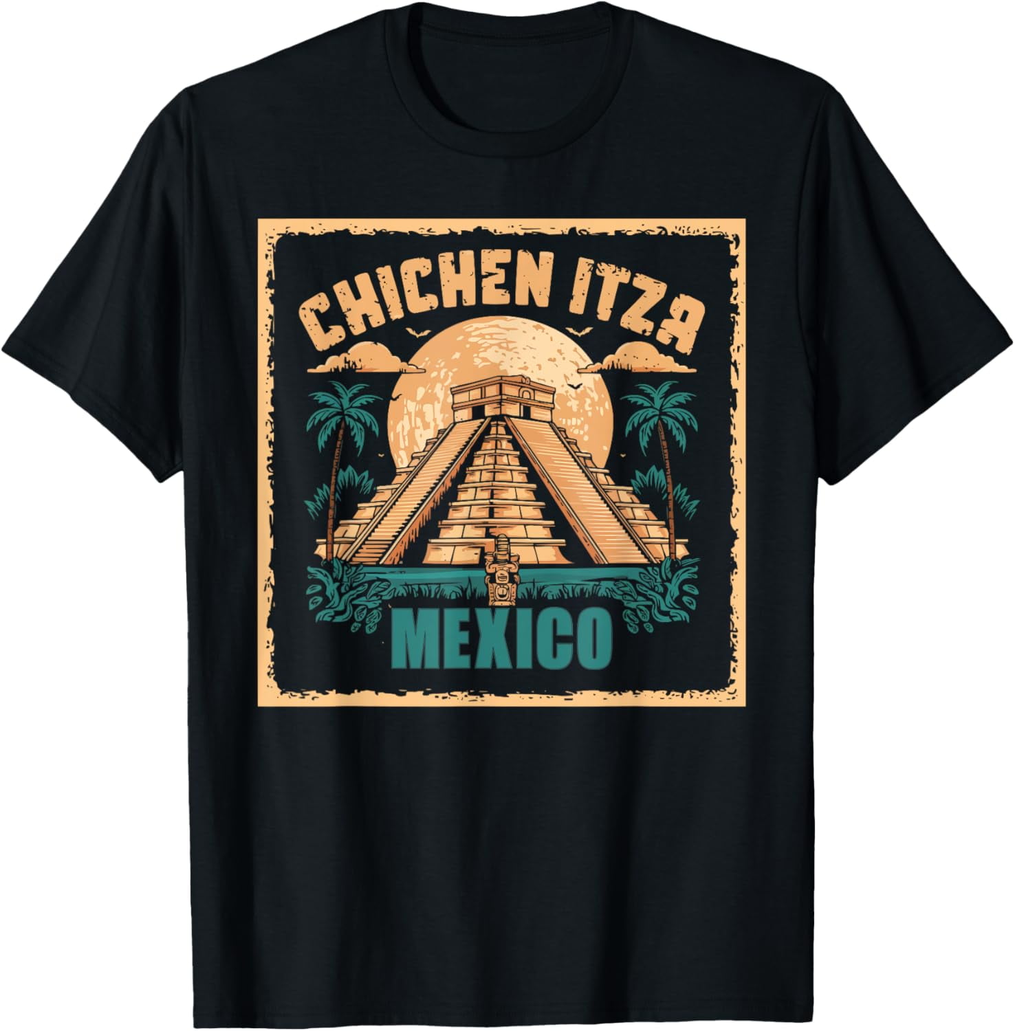 Chichen Itza Maya Civilization Mayan Pyramid Mexico T-Shirt - Walmart.com