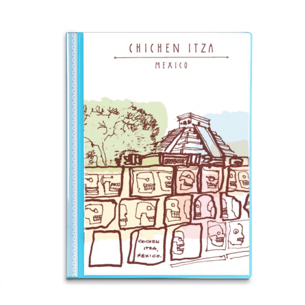 Chichen Itza Mexico Ancient Civilization Drawing Book Sheet Protectors ...