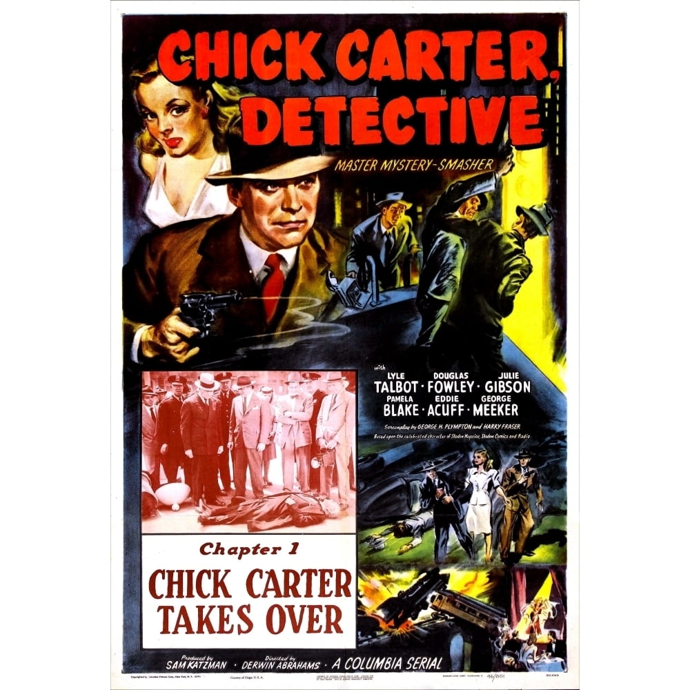Chick Carter Detective Movie Poster Masterprint - Walmart.com