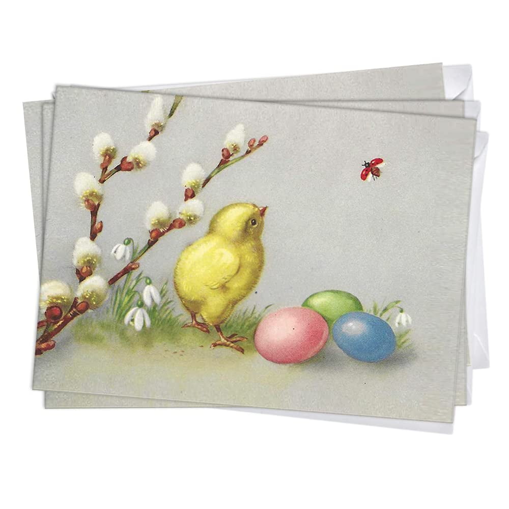Chick & Eggs Vintage Easter Cards | 3 Pack Set (5x7) - Walmart.com