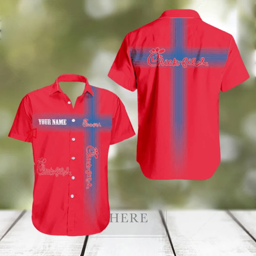 Chick Fil A Logo Brand Hawaiian Shirt Custom Name Trending Summer title ...