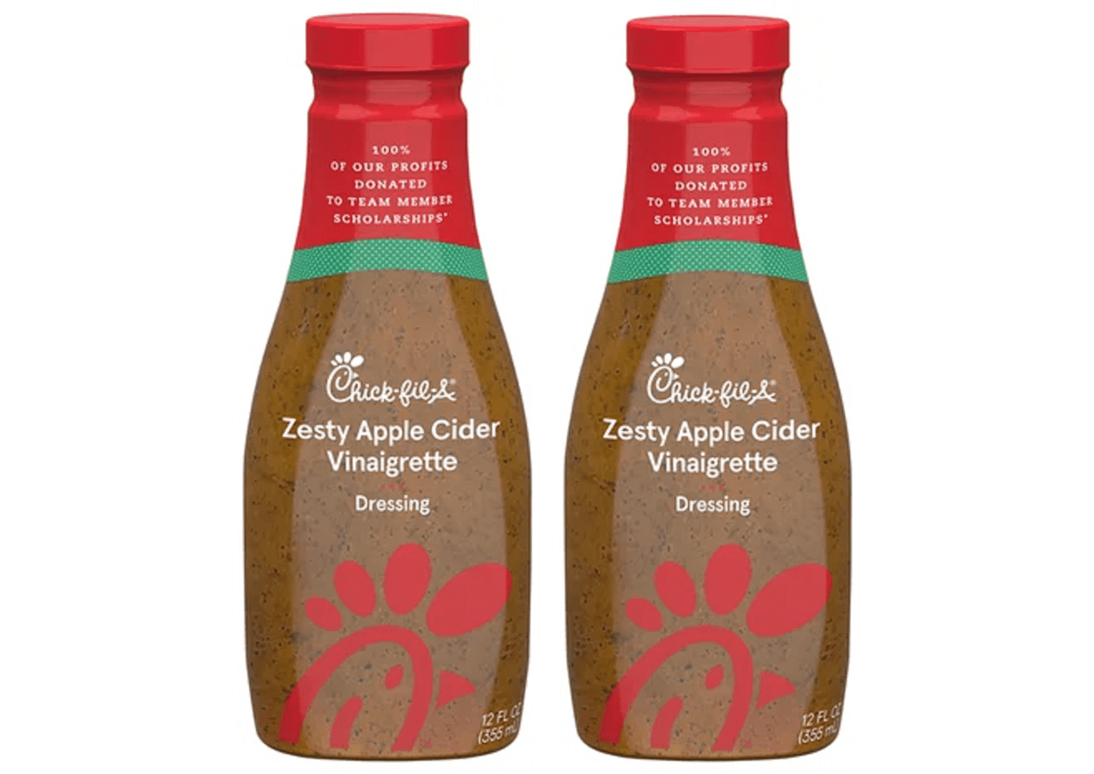 Chick-Fil-A Zesty Apple Cider Vinaigrette, 2-Pack 12 oz. Bottles ...