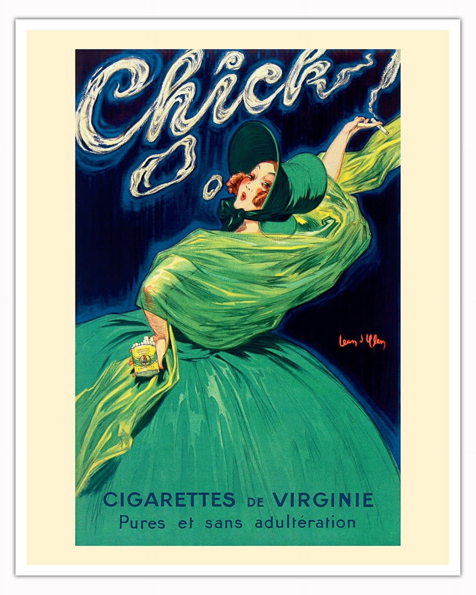 Chick French Cigarettes from Virginia (de Virginie) - Vintage French ...