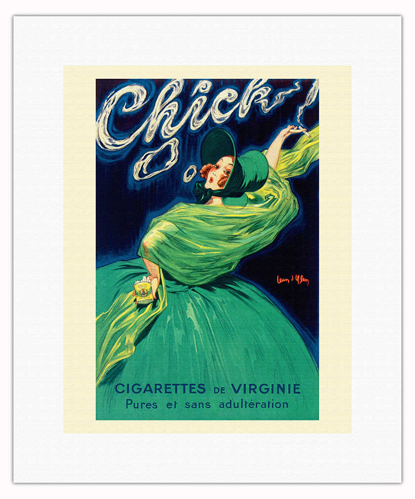 Chick French Cigarettes from Virginia (de Virginie) - Vintage French ...