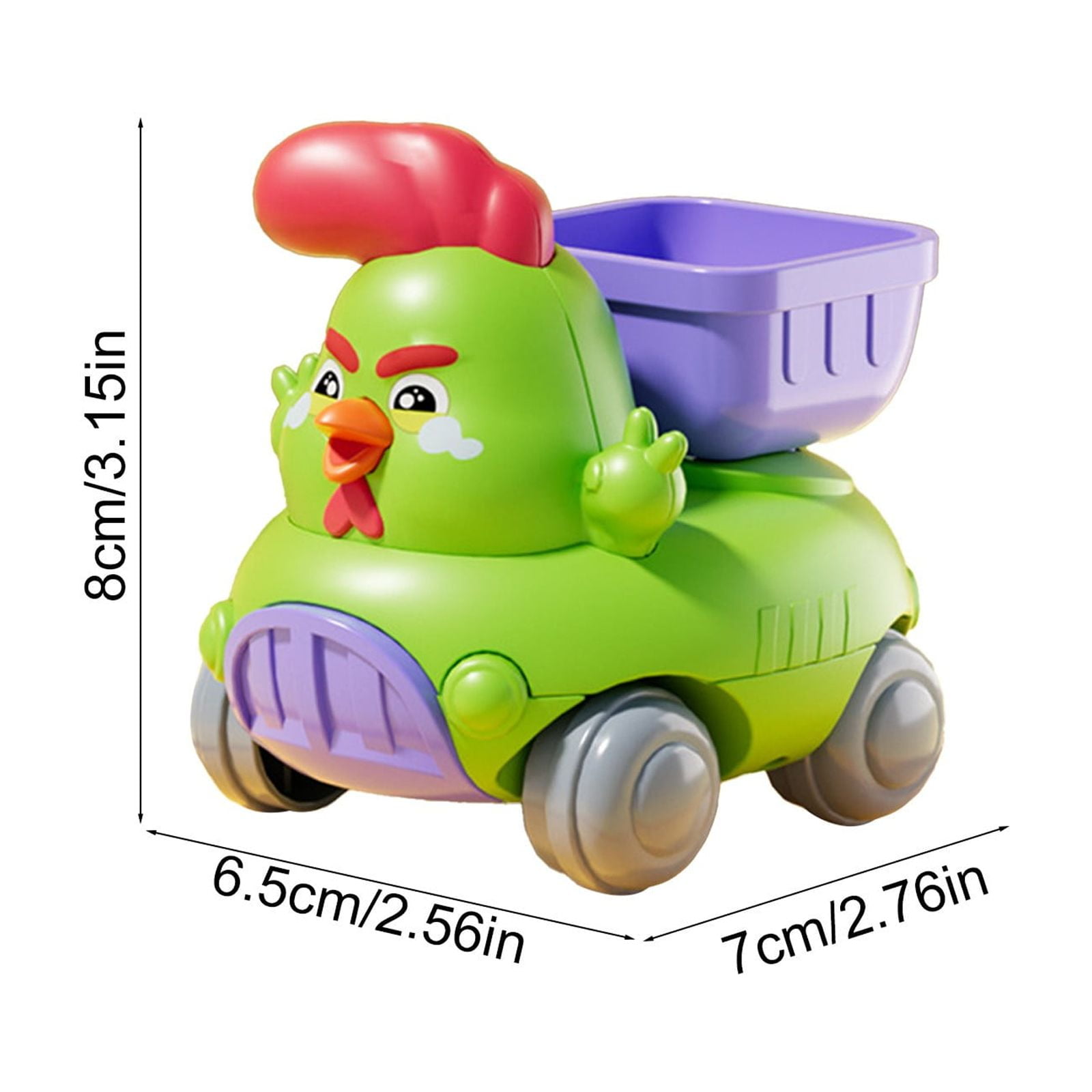 Chick Inertia Engineering Vehicle, Small Car Movable Toy Car Excavator ...