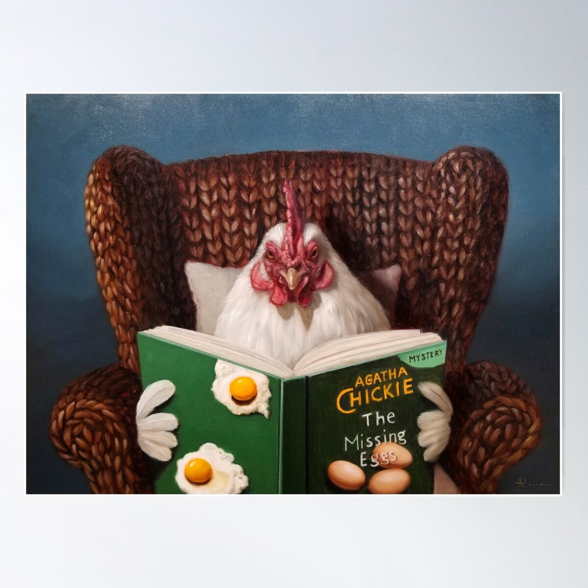 Chick Lit Poster Wall Art, Modern Wall Decor For Living Room Bedroom ...