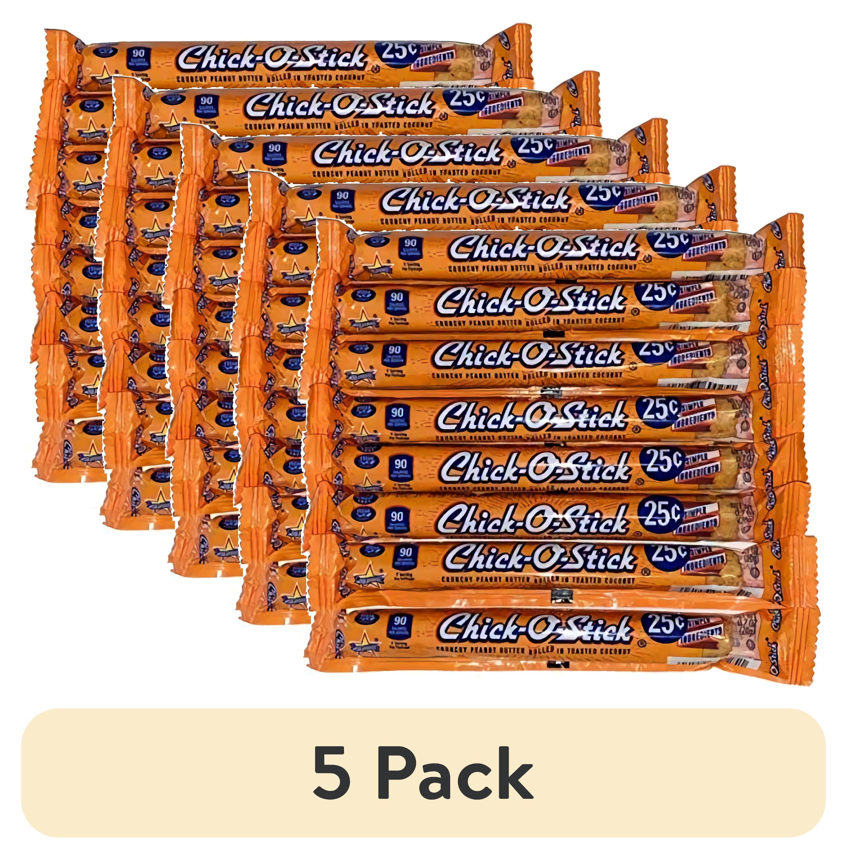 (5 pack) Chick O Stick Candy Bars | 8 Pack | Crunchy Peanut Butter ...