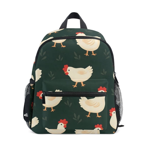 Chick Pattern Mini Backpack Cute Small Backpack with Chest Strap and ...