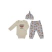 Disney Lion King Simba Timon Pumbaa Bodysuit Pants and Hat 3 Piece Outfit Set Newborn to Infant ...