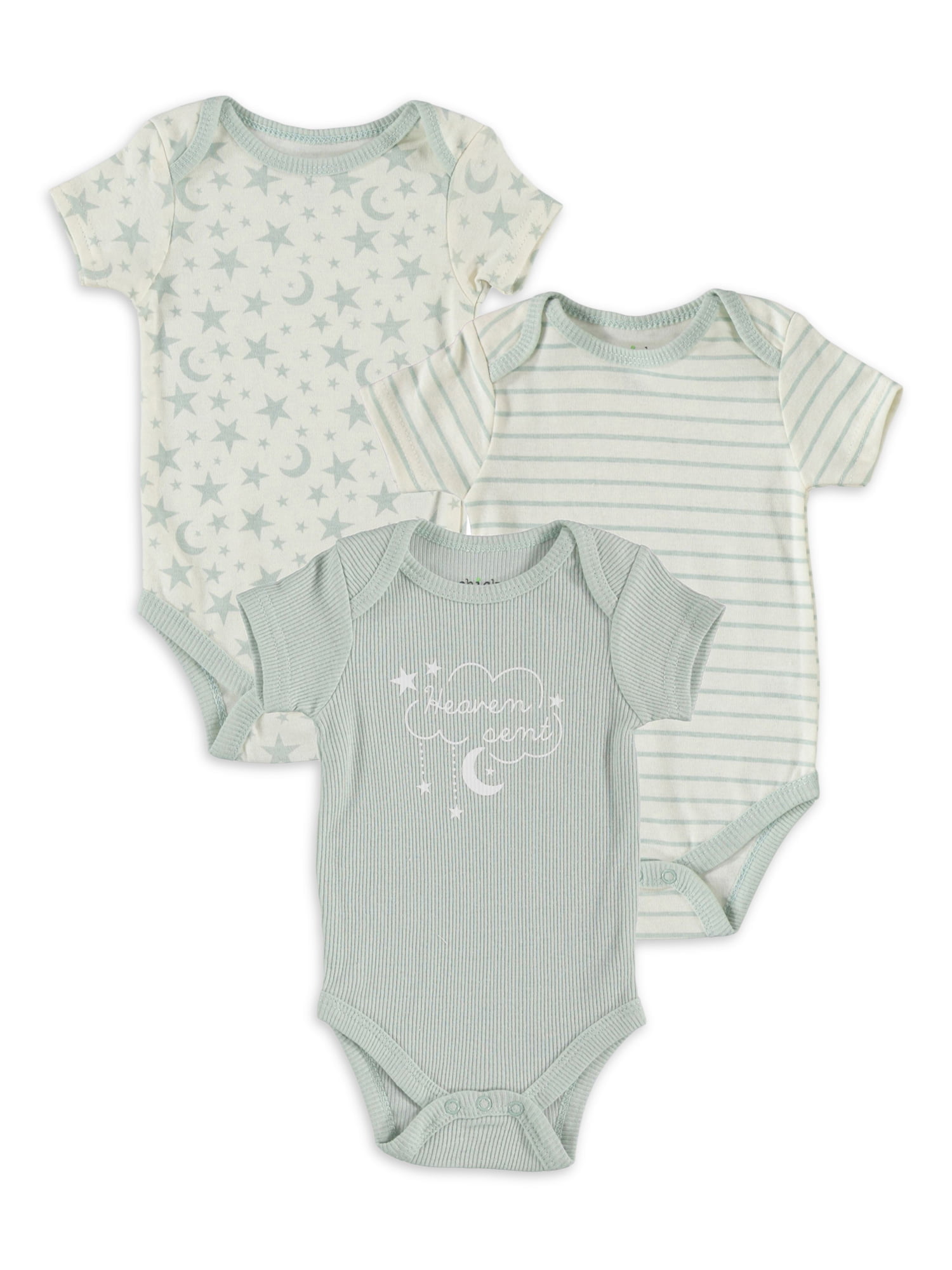 Chick Pea Baby Boy Baby Girl Gender Neutral Unisex 3 PK Bodysuits ...