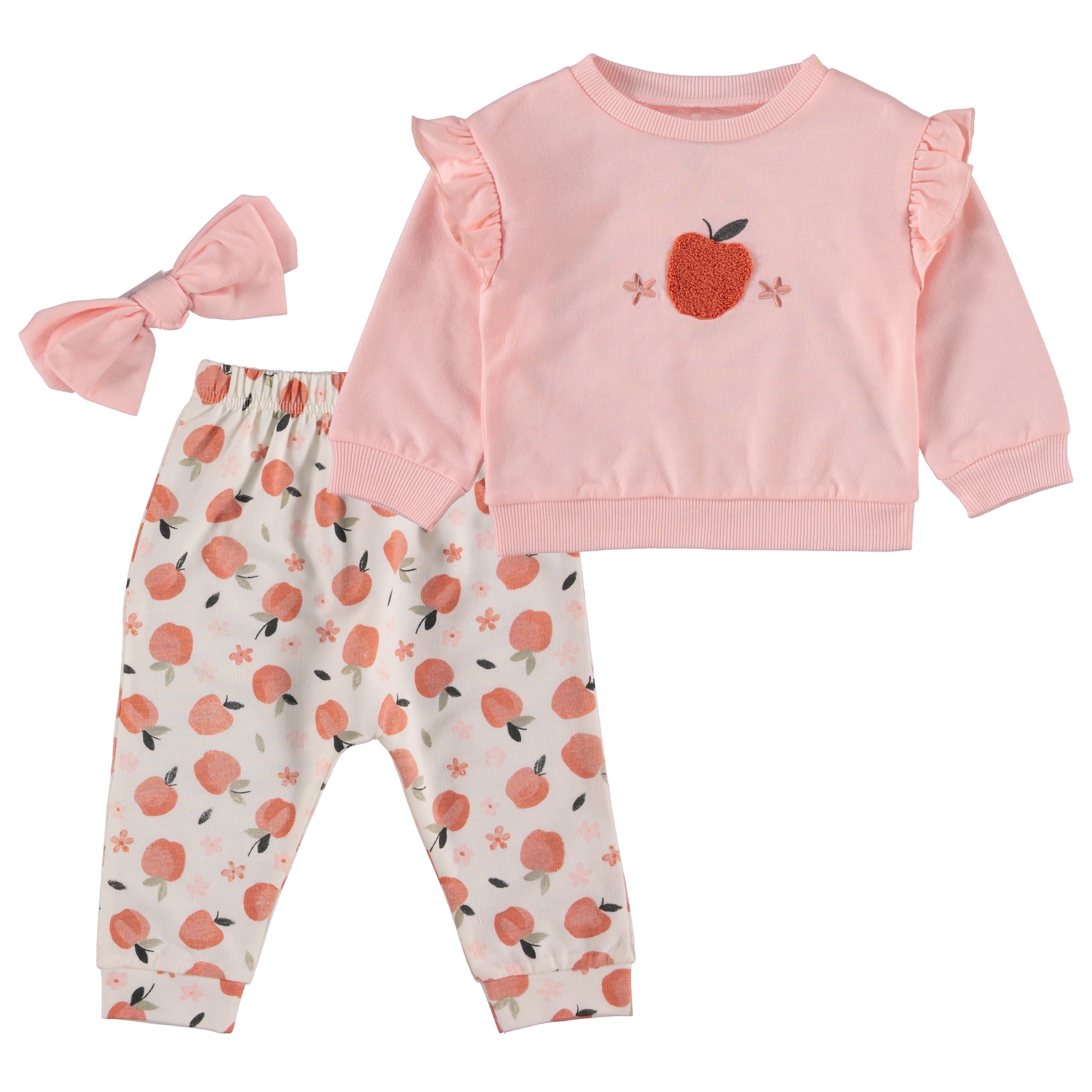 Chick Pea Baby Girl 3 Pc Fall Harvest Pant Set w Headband, Sizes ...