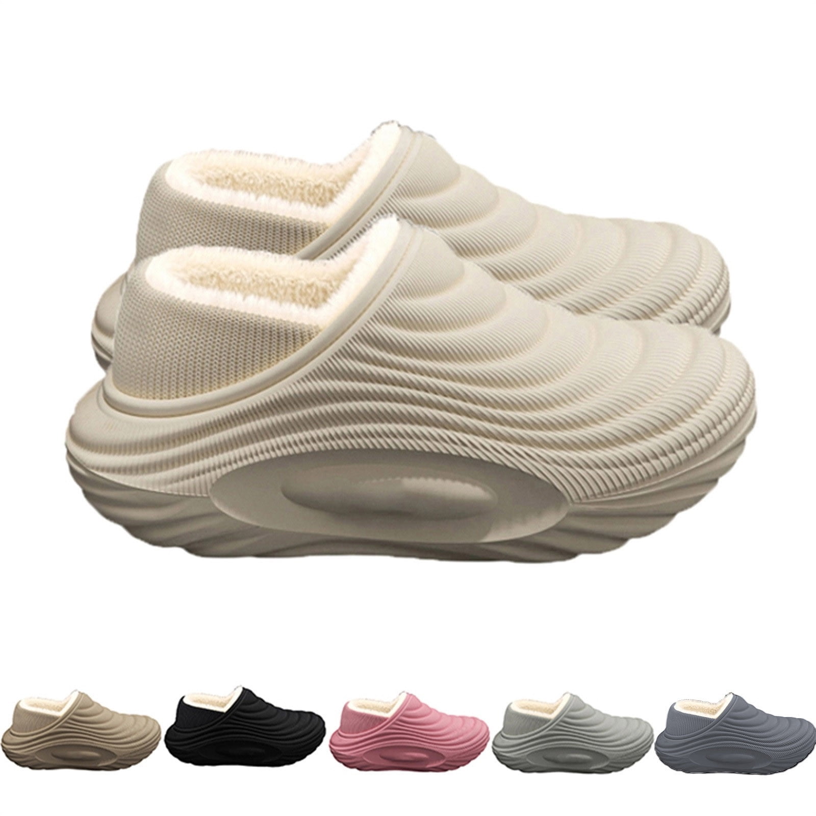 Chick Slippers For Women Plush Memory Foam House Slippers Closed Toe ...