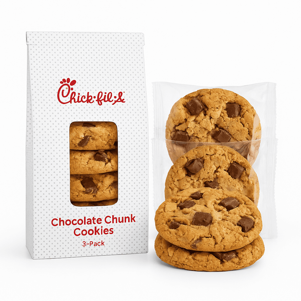 Chick-fil-A Chocolate Chunk Cookies – 3 Pack Bundle – Signature Bakery ...