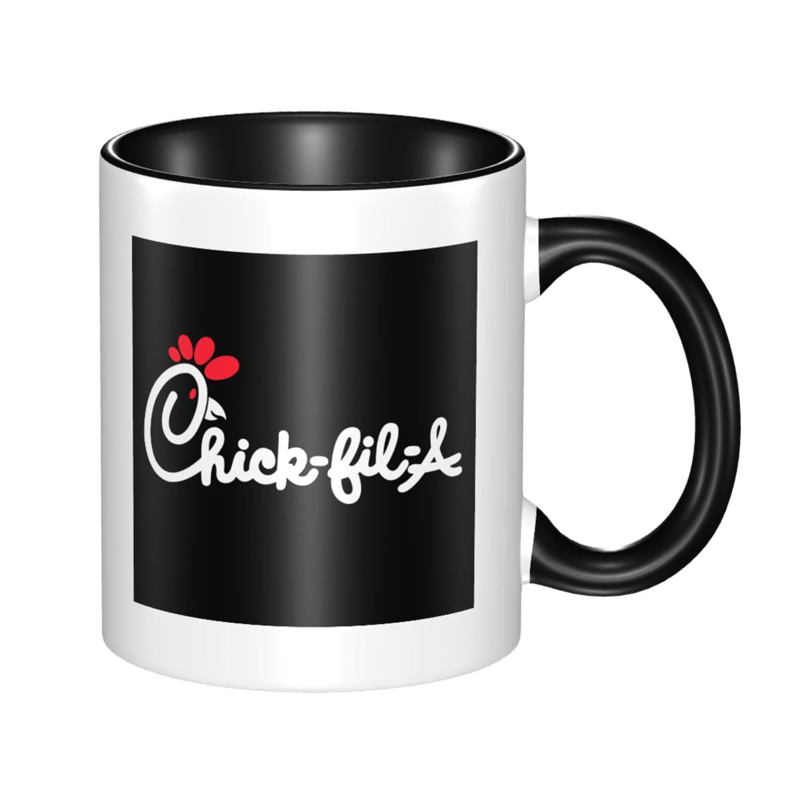 Chick-fil-A Classic Coffee Mugs Stylish Ceramic Cup with Handles for ...