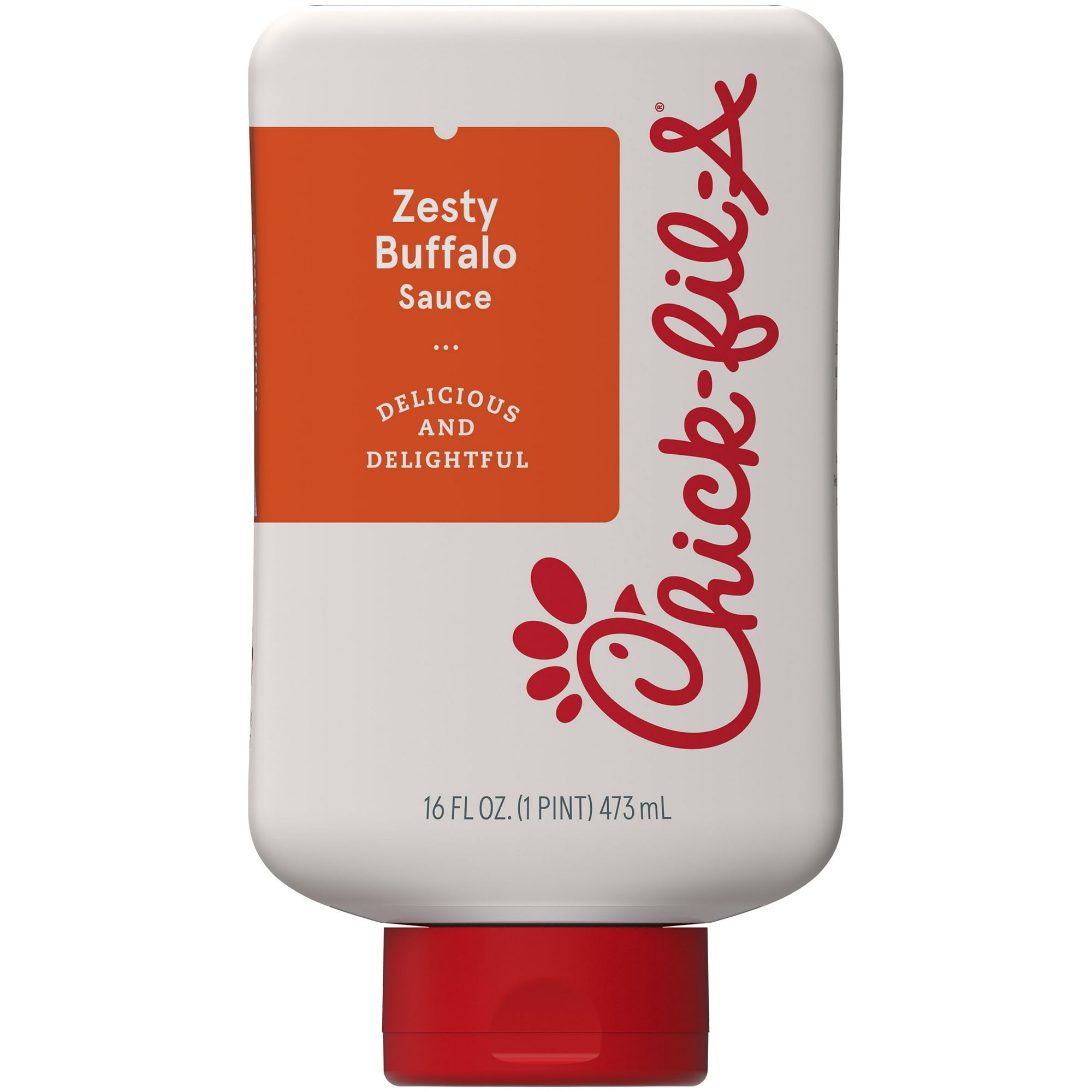 Chick-fil-A Zesty Buffalo Sauce, 16 fl oz Squeeze Bottle- Pack of 4 ...
