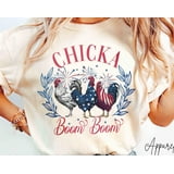 Chicka Boom Boom Shirt, Patriotic Rooster Shirt, Farmer , 4th of July Shirt, Country Shirt, Farm ...