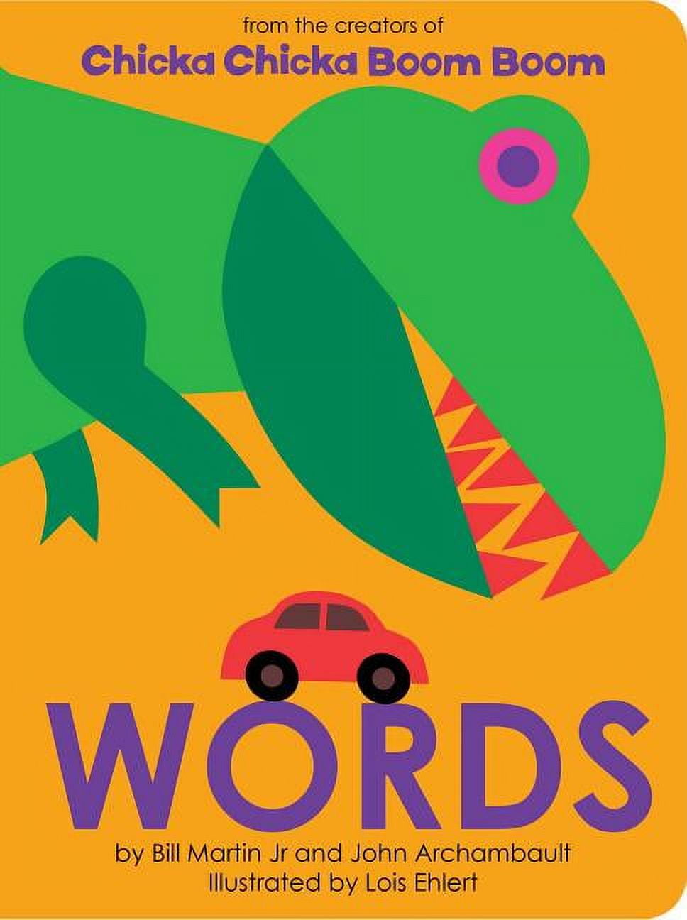 Chicka Chicka Book Words, (Board Book) - Walmart.com