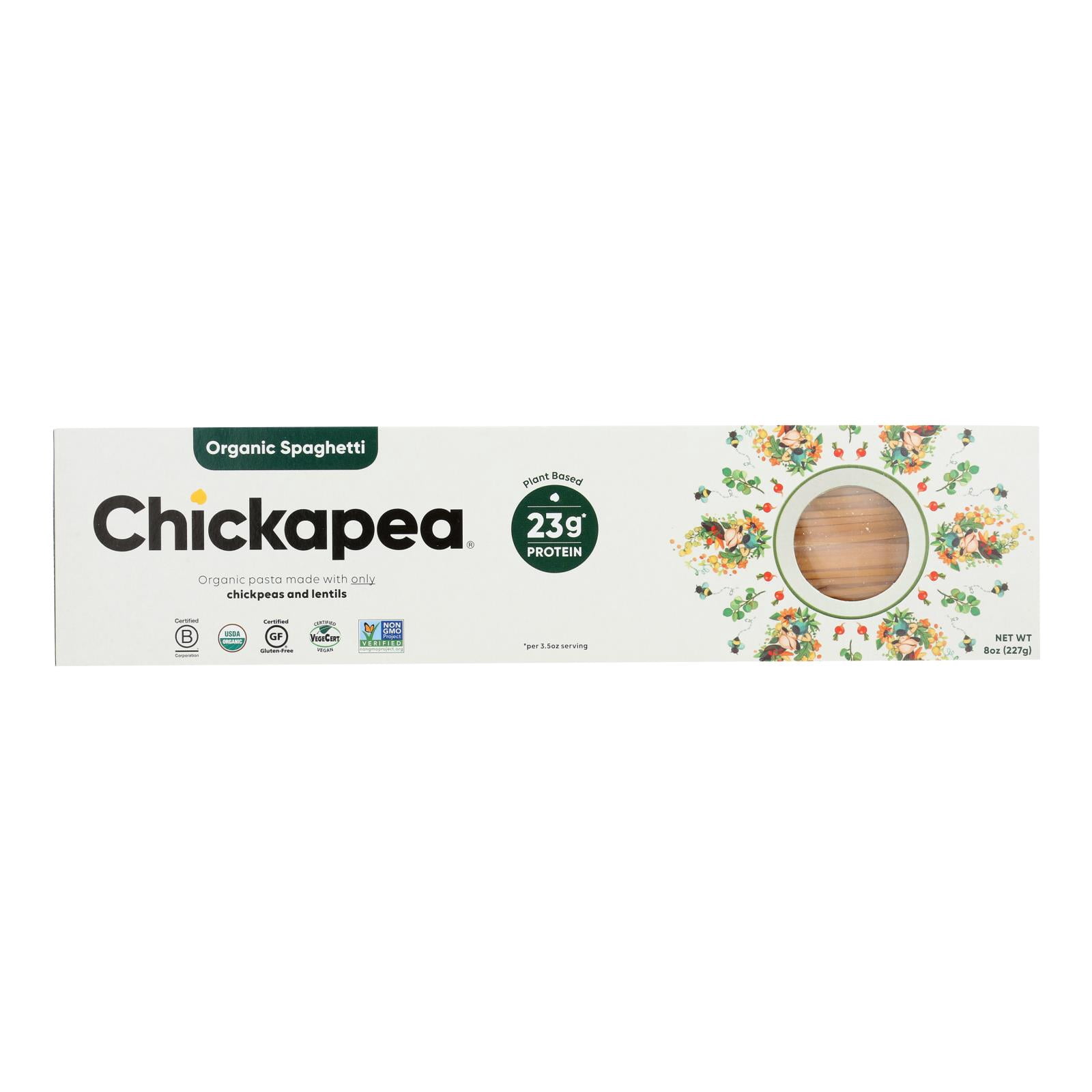Chickapea Spaghetti Pasta 8 oz (Pack Of 6) - Walmart.com