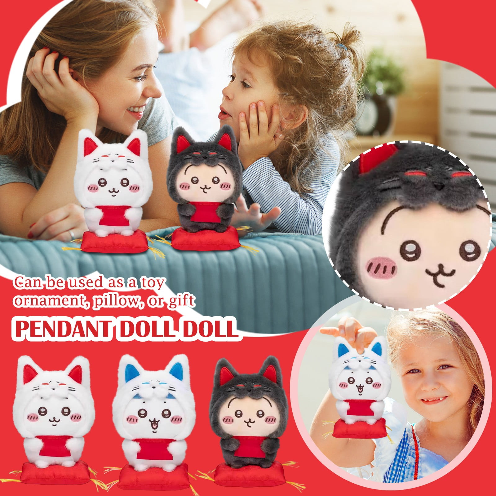 Chickawa Plush Keychain Toys, Chiikawa Stuffed Animals, 7 Inch Chiikawa ...