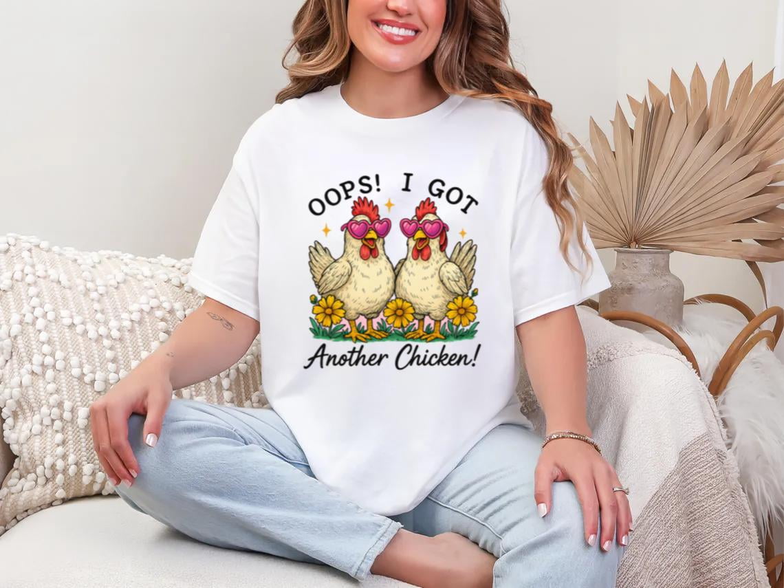 Chicken Addict Funny Poultry Lover Crazy Chicken Mom Farmer Graphic ...