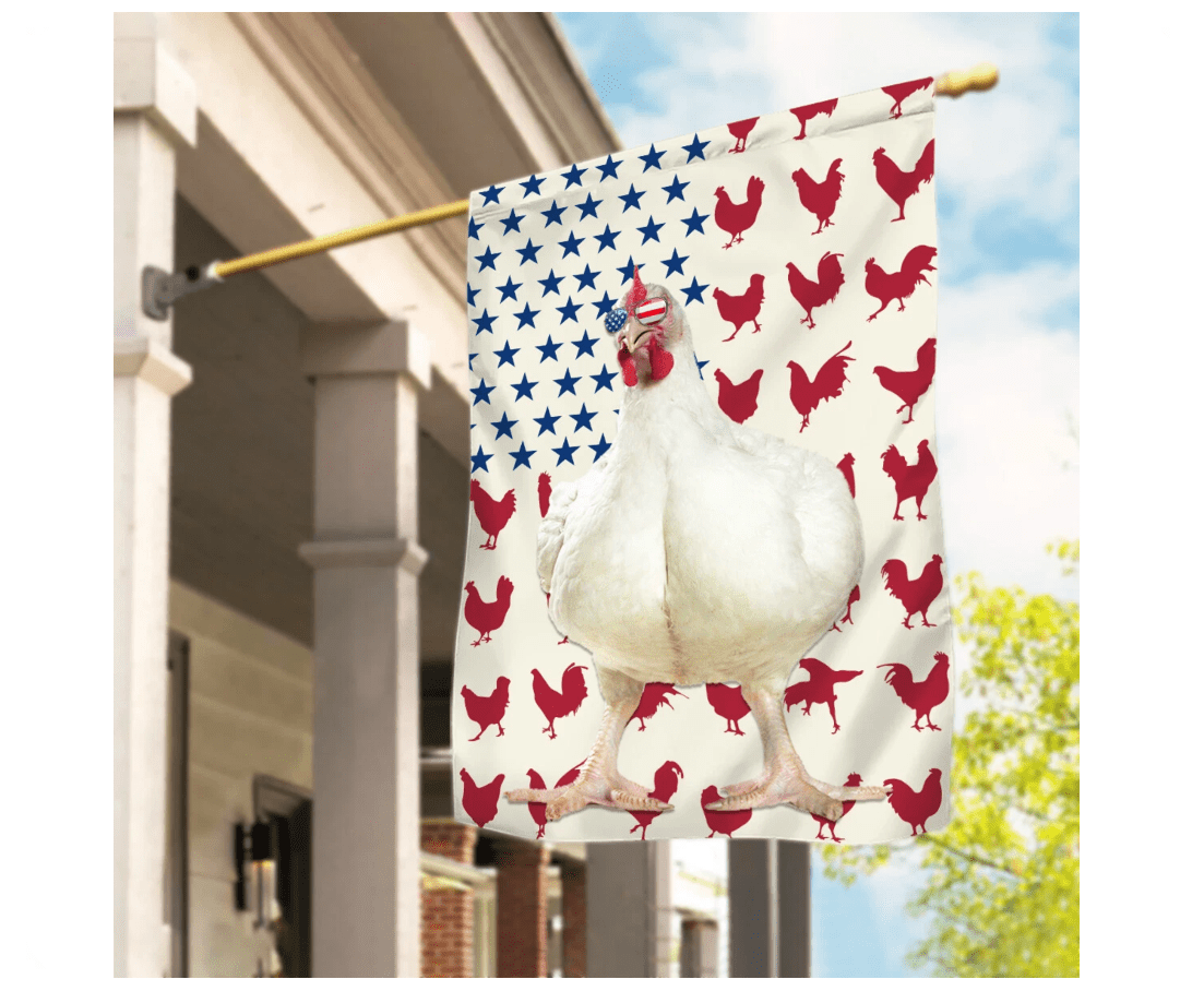Chicken America 4Th July Flag, Chicken Usa Patriotic Happy Independence ...