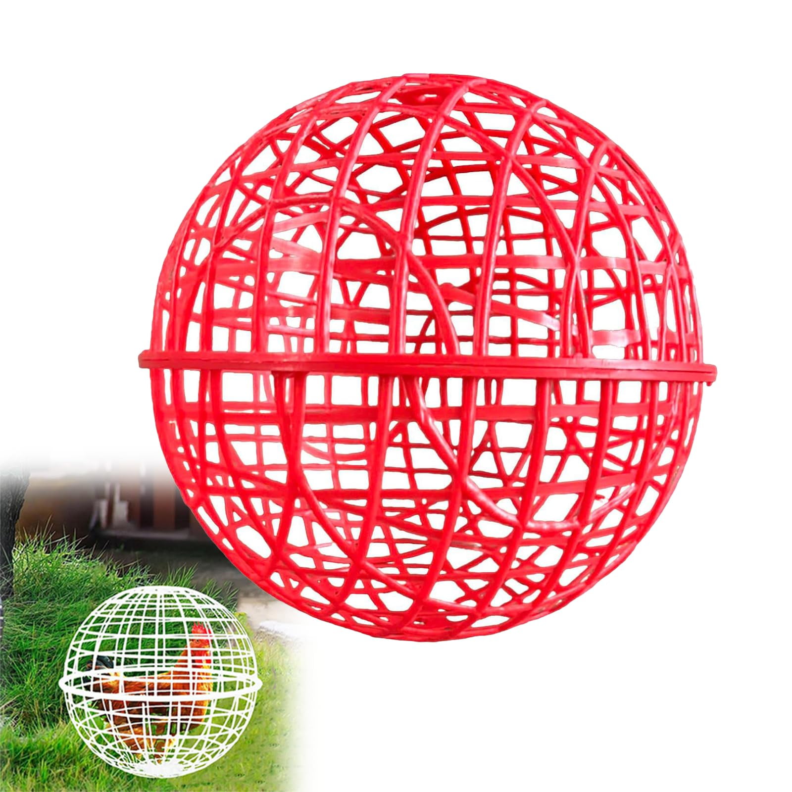 Chicken Balls Cage for Outside Chicken Ball Cage Rolling Chicken Coop ...