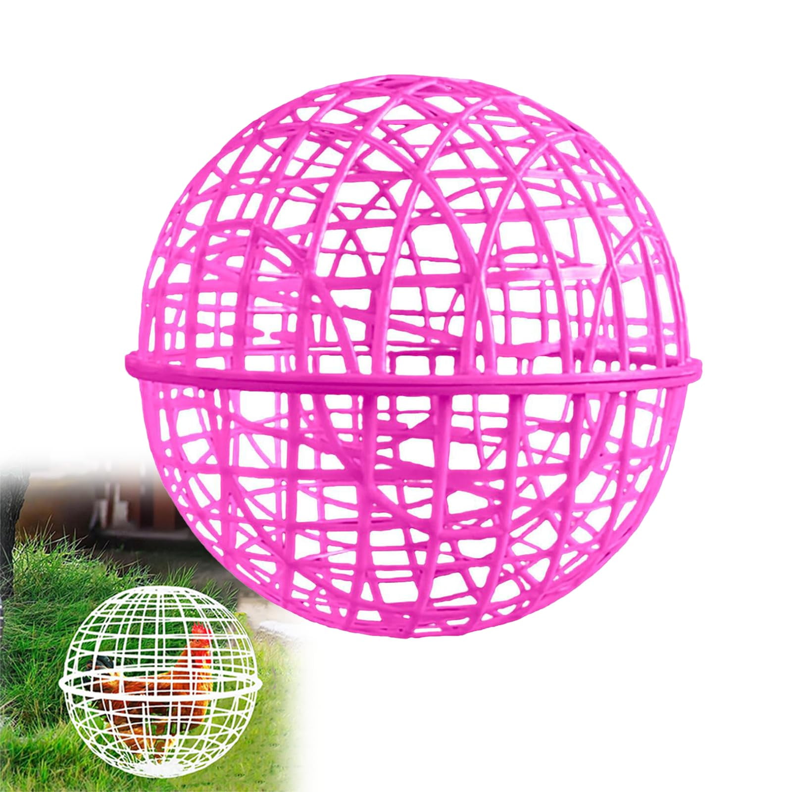 Chicken Balls Cage for Outside Chicken Ball Cage Rolling Chicken Coop ...