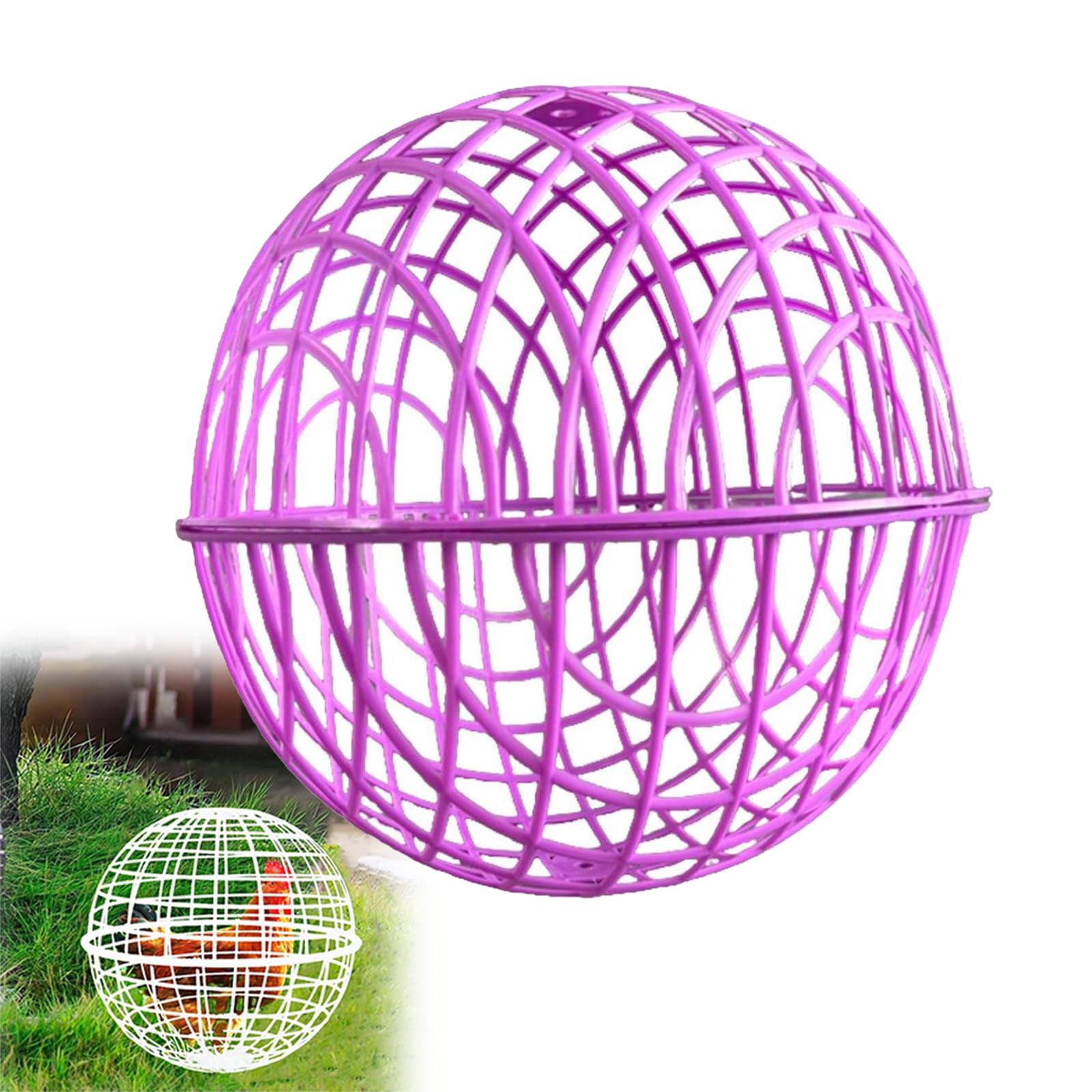 Chicken Balls Cage for Outside Chicken Ball Cage Rolling Chicken Coop ...