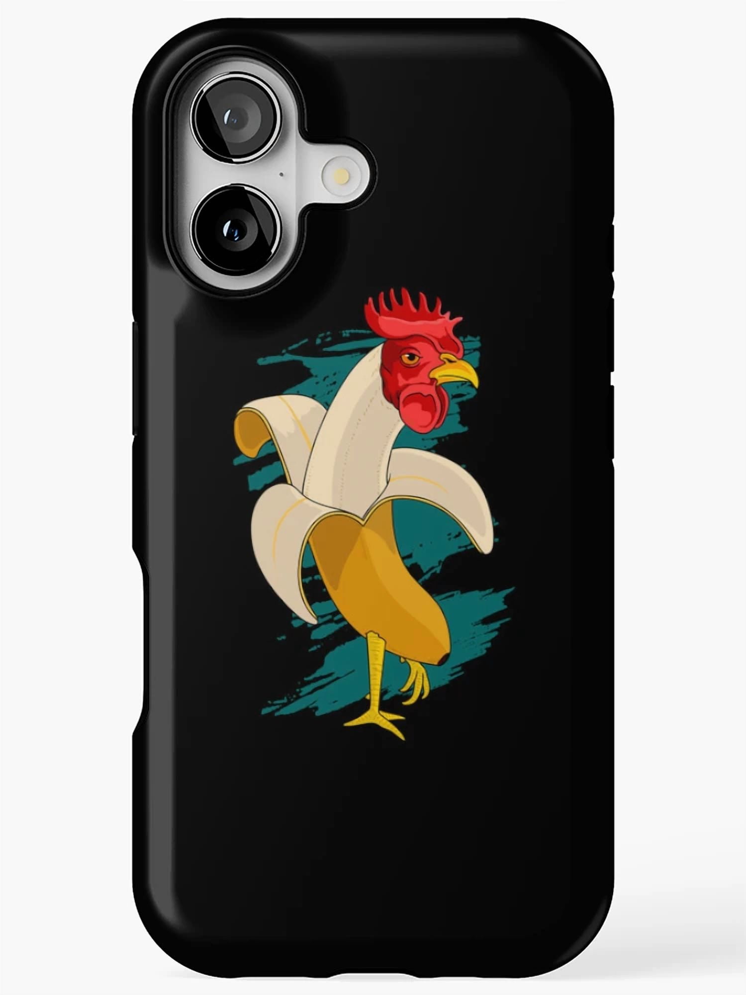 Chicken Banana Farming Case for 11 to 17 Pro Max – Funny Poultry Meme ...