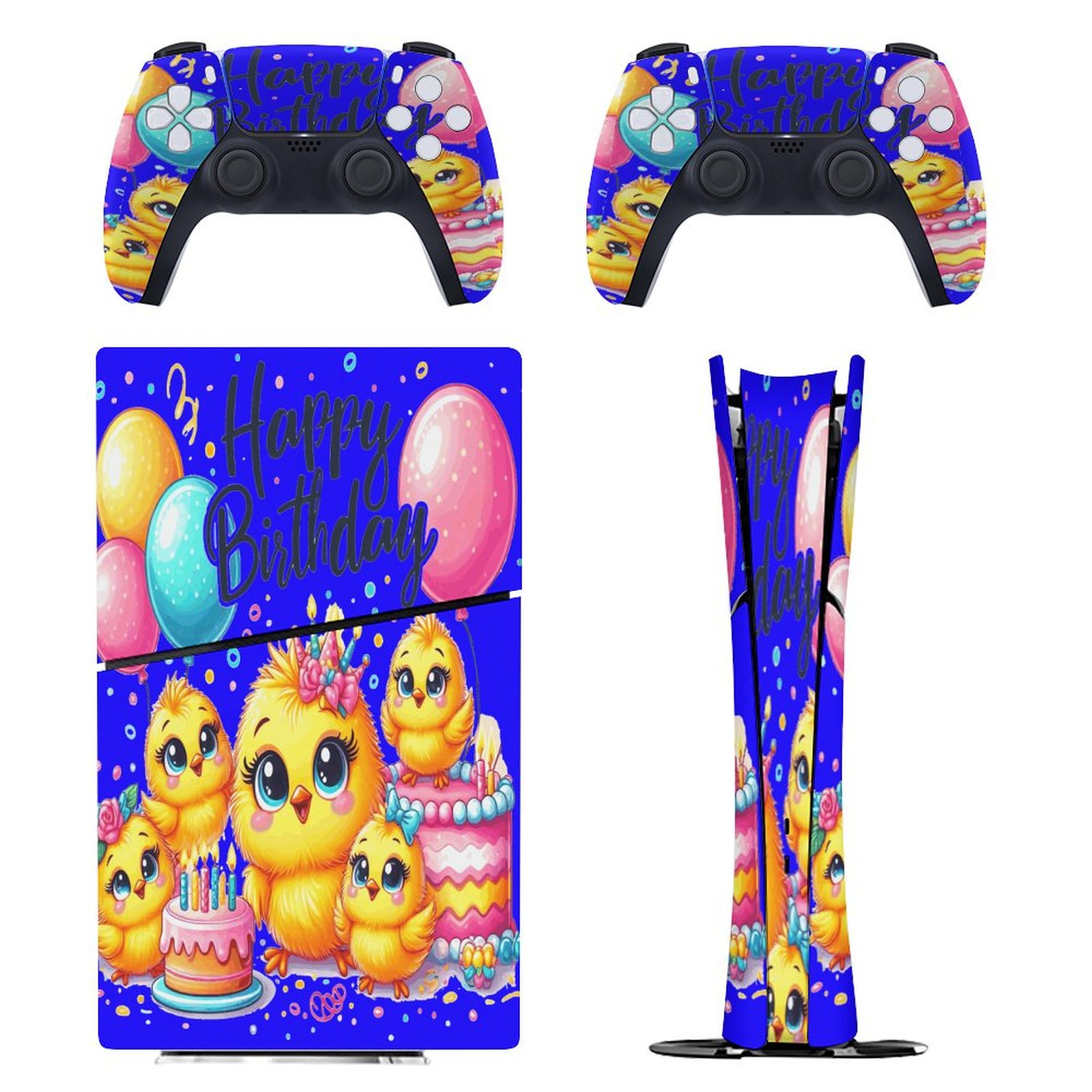 Chicken, Birthday PS5/PS5 Slim Digital Disc Skin Sticker For Console ...