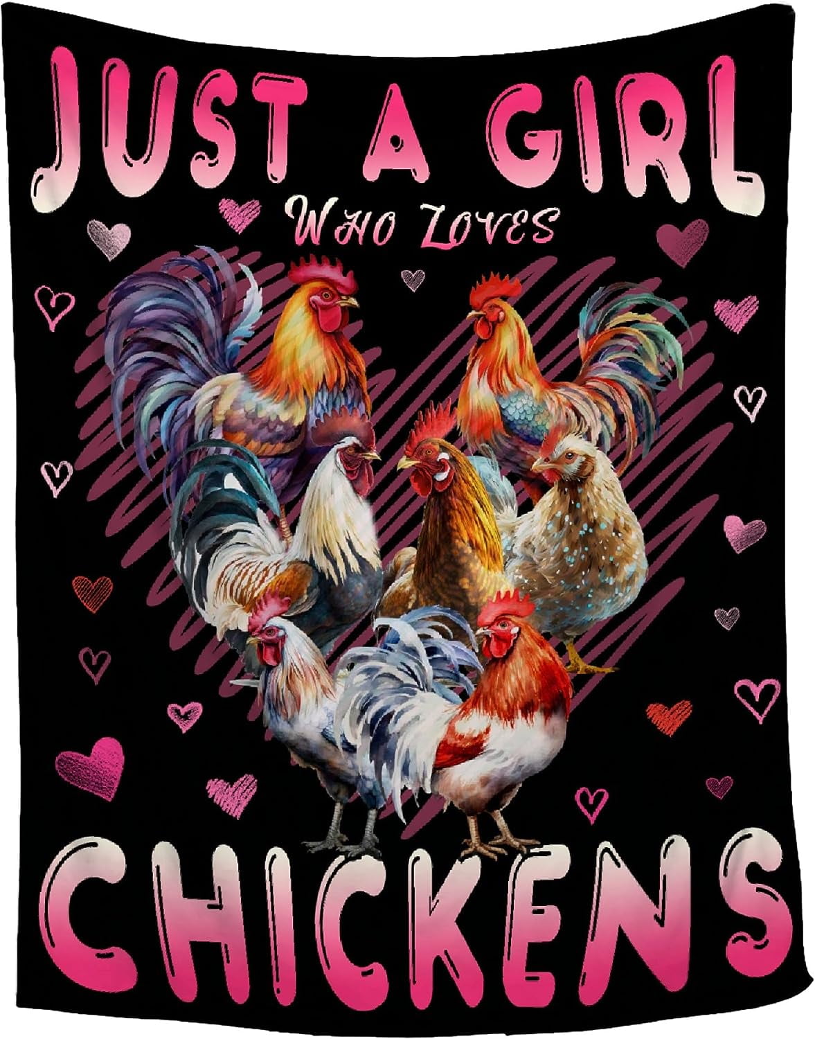 Chicken Blanket,Flannel Throw Blankets Chicken Gift Soft Cozy Plush ...