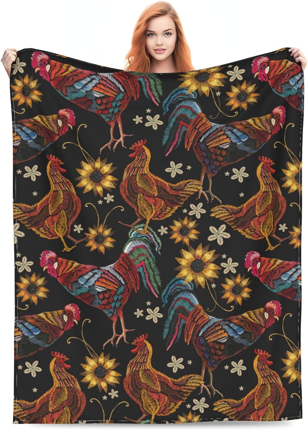 Chicken Blanket Gifts for Kids and Adults for Bed Living Room Bedding ...