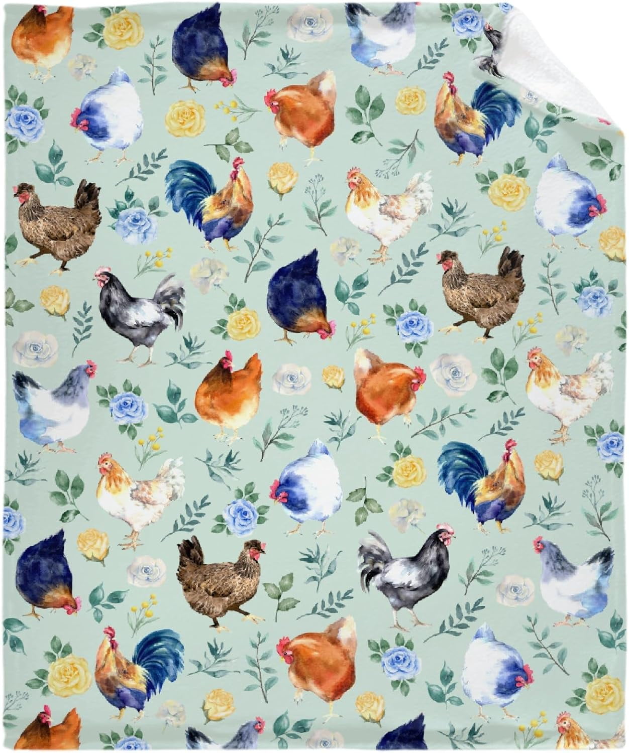Chicken Blanket Gifts Ultra Soft Cozy Throw Flannel Blanket ...