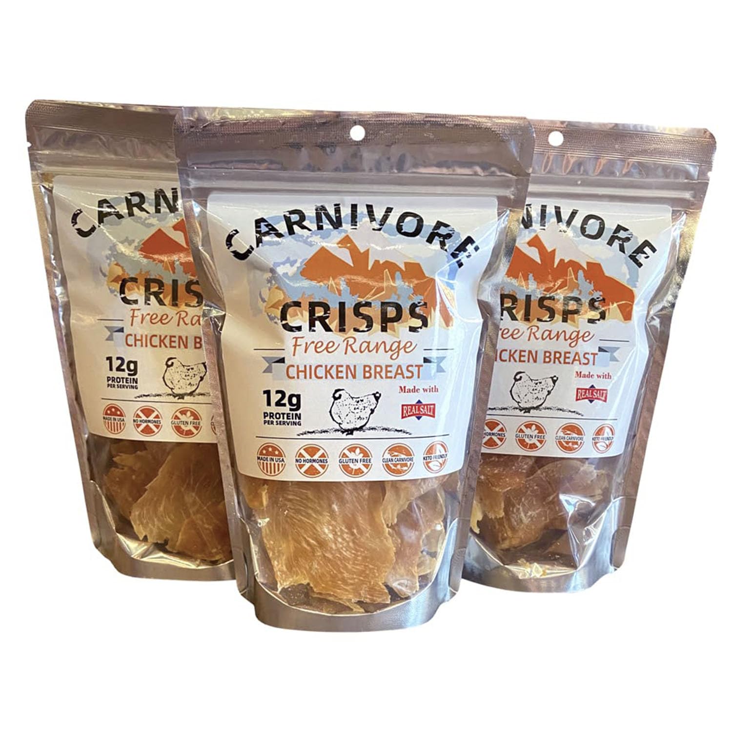 Chicken Breast, All Natural, High Protein, Keto Diet Approved, Gluten-Free, No Hormones, 1.5 oz ...