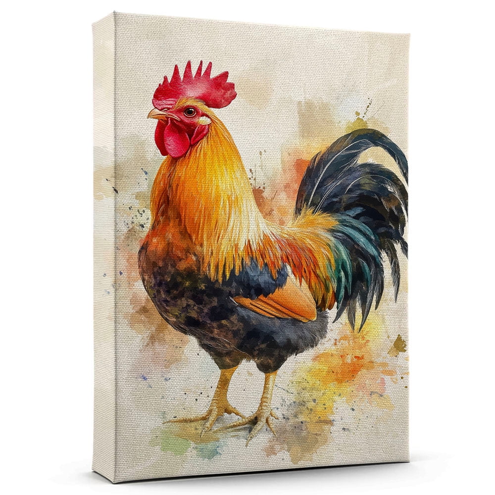 Chicken Buff Cochin Rooster Pictures Wall Decor - Colorful Chicken Buff ...