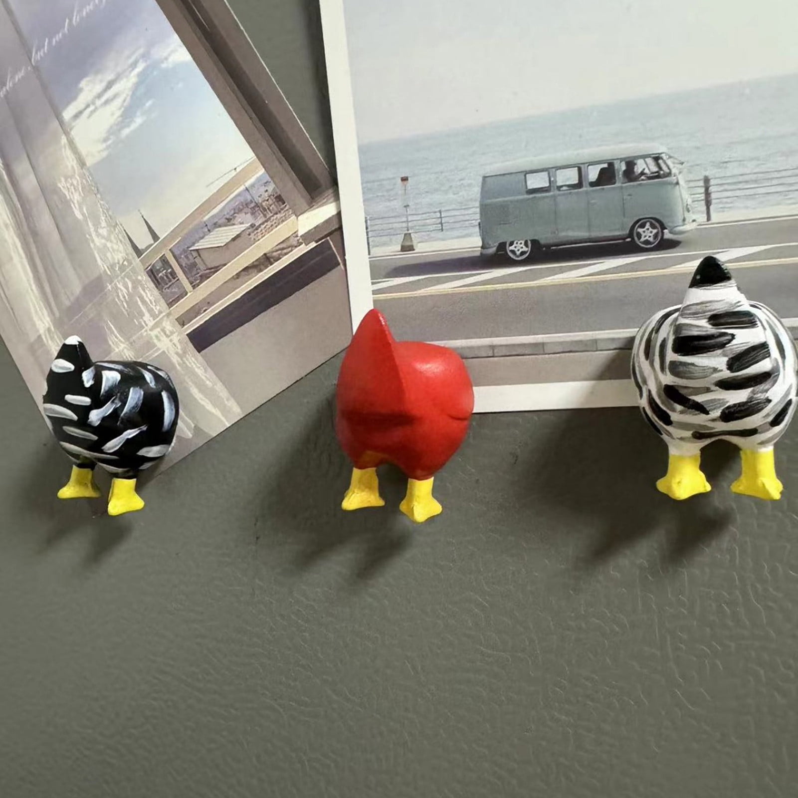Chicken Butt Magnet Set | Funny Resin Refrigerator Magnets | Decorative ...