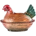 Chicken Candy Dish with Lid Candy Jar Snack Bowl Cookie Jar Hen Shape ...