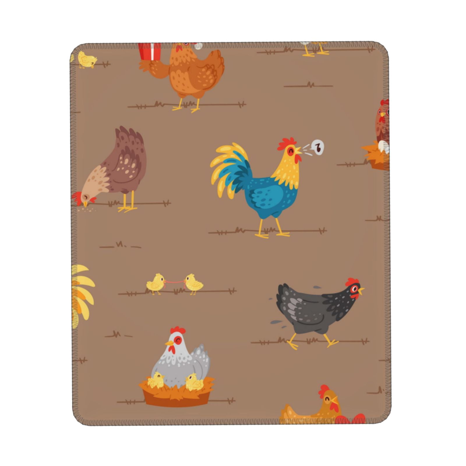 Chicken Cartoon Chick Hen Music Gaming Mouse Pad 8.3 x 10.3 in ...