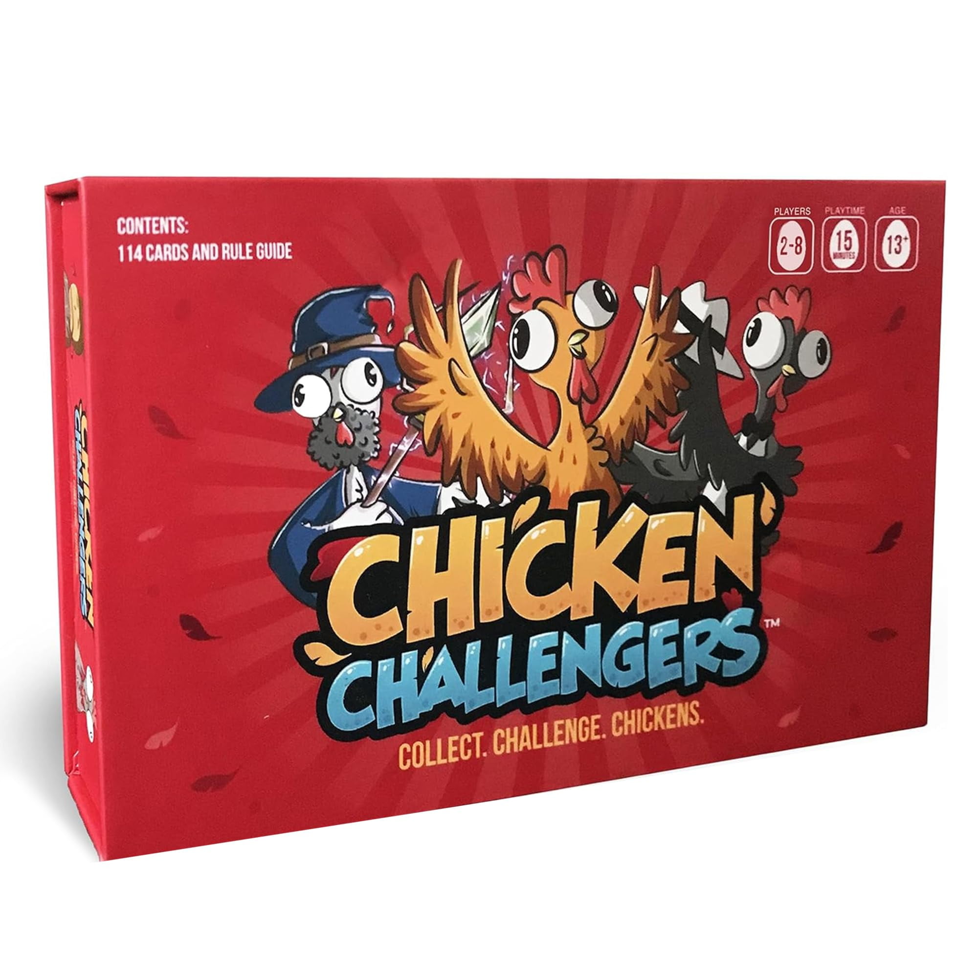 Chicken Challengers Card Game – Hilarious Strategy for Adults & Teens ...