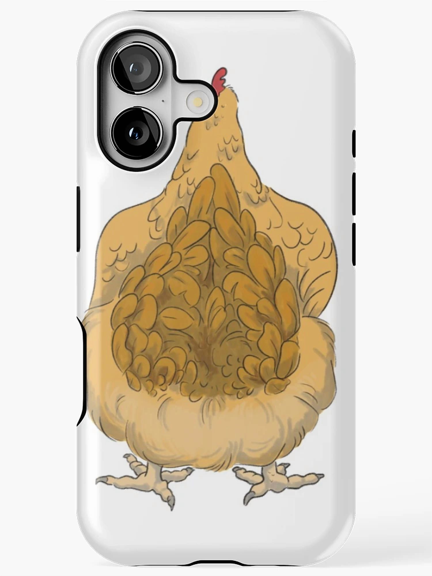 Chicken Cheeks Case for 11 to 17 Pro Max Funny Humor Design - Walmart.com