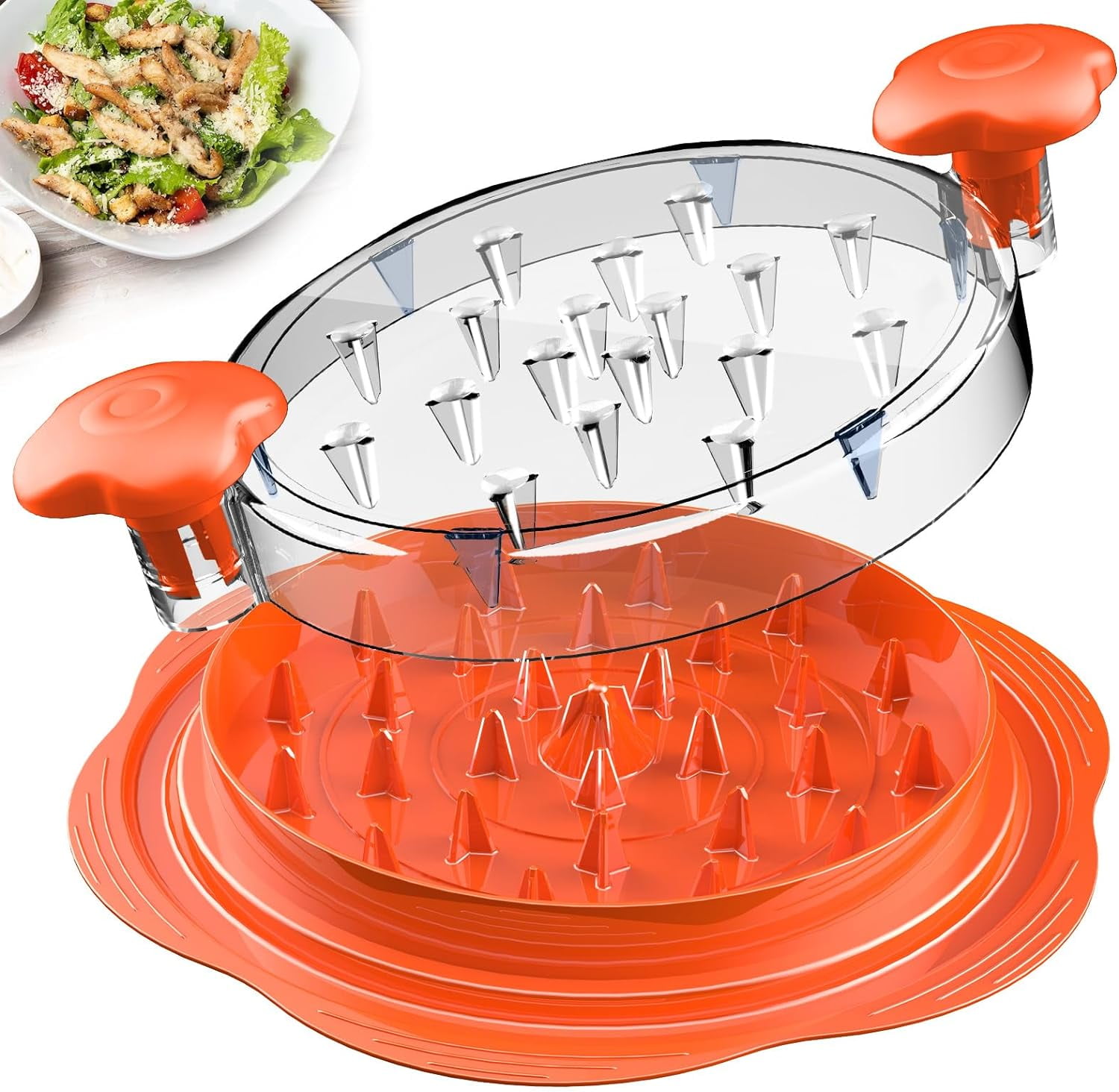 Chicken Chopper Large Chicken Breast Chopper Tool, Twist-Up Device with ...