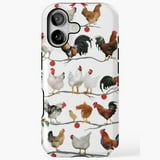 Chicken Christmas Tree Festive Holiday Phone Case 17 16 15 14 13 12 11 ...