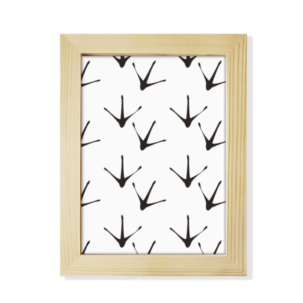 Chicken Claw Footprint Outline Protect Animal Desktop Adorn Photo Frame ...