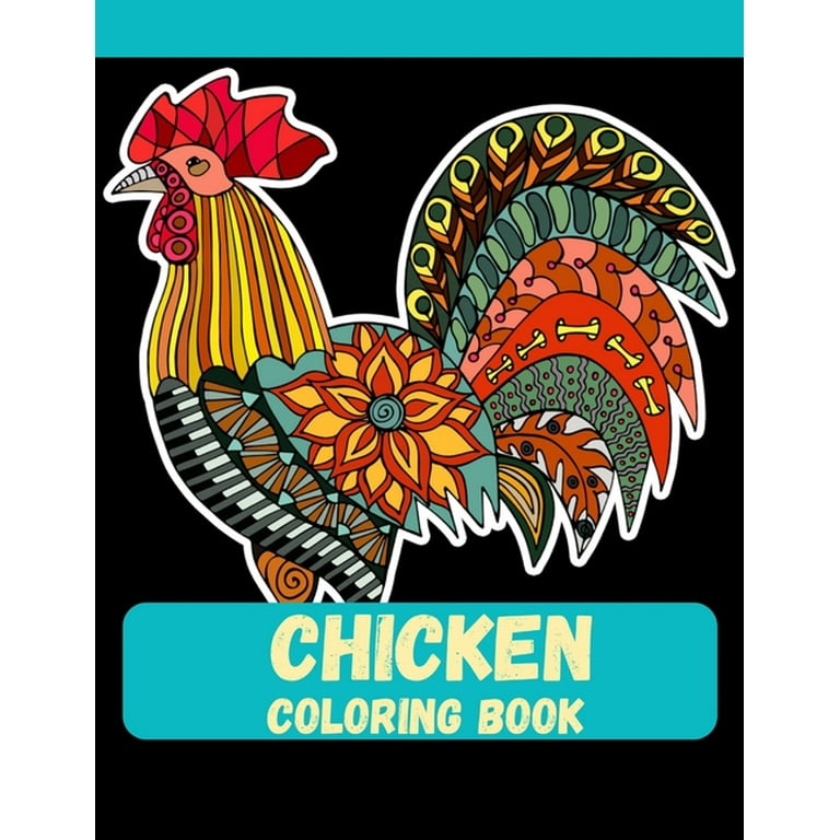 rooster coloring book