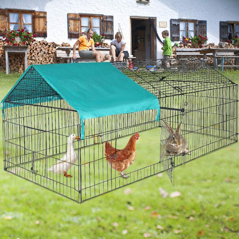 Chicken Coop Chicken Cage Pens Crate Kennel Rabbit Cage Enclosure Pet ...
