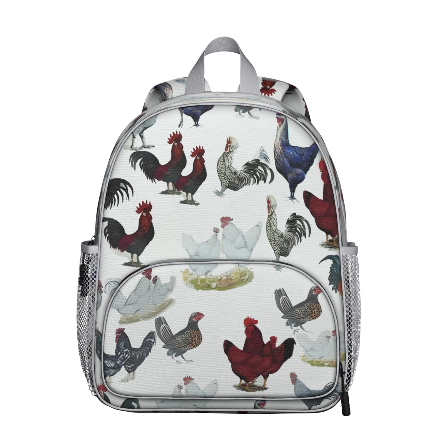 Chicken Coop Design Student Backpack – Farm Animal Art with Rooster ...