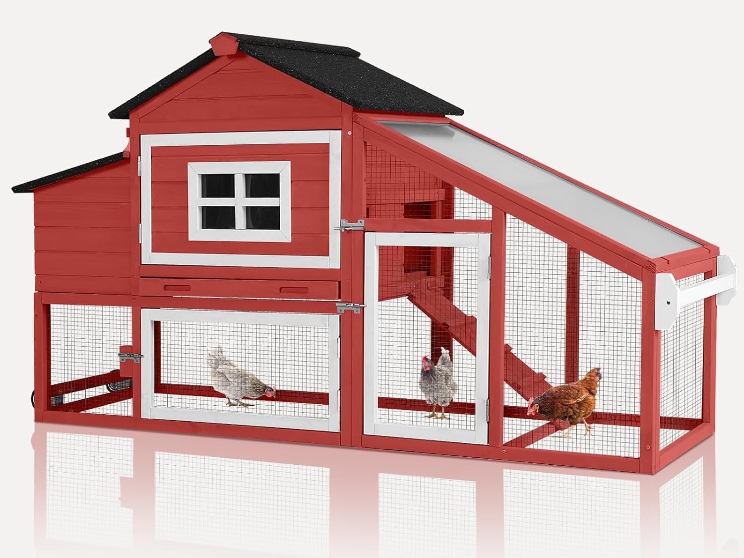 BUTINGLALE Chicken Coop Expandable Chicken House for Outdoor with ...