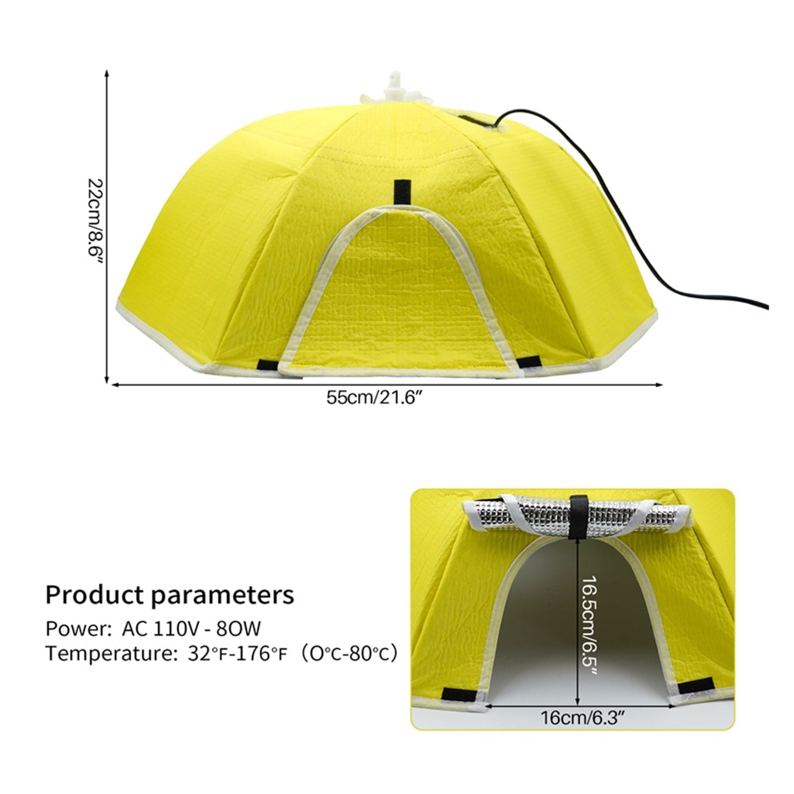 Chicken Coop Heater, Chick Brooder, Electric Poultry Heating Plate ...