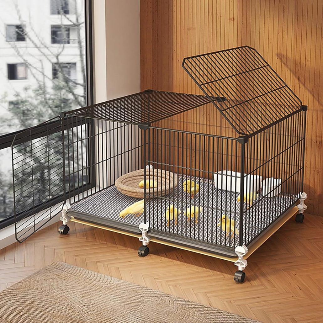 Chicken Coop Poultry Cage Duck Coop Hen House Small Animal Cage Large ...